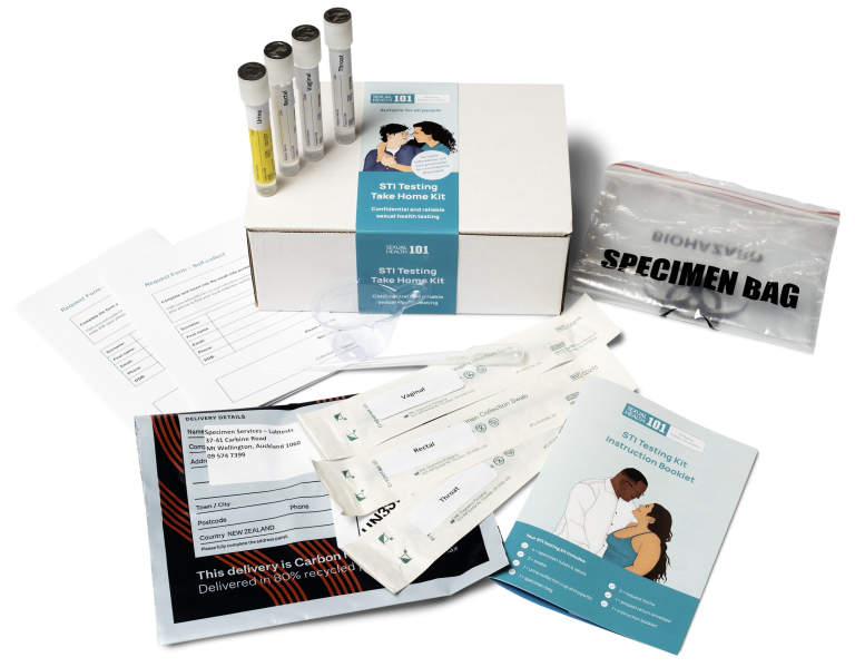 STI testing take home kit — Sexual Health 101